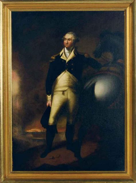Gilbert Stuart Portrait Of George Washington At Dorchester Heights