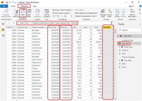 Calculate Difference Between Two Dates Using Int Dax Function Data