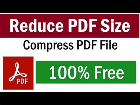 How To Reduce Size Of PDF How To Compress PDF File Compress PDF PDF Smaller Reduce PDF