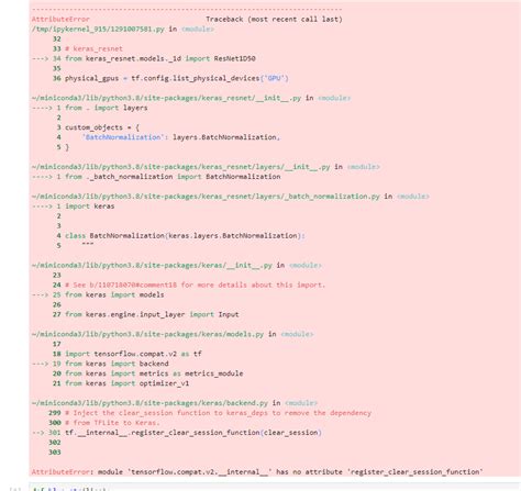 Tensorflow 20 Problem With Tfkeras And Keras · Issue 73 · Broadinstitutekeras Resnet · Github