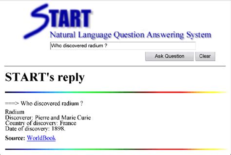 10 Start Natural Language Question Answering System Download