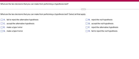 Solved What Are The Two Decisions That You Can Make From