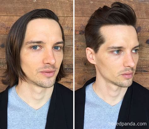 134 Incredible Photos Before And After A Haircut Bored Panda