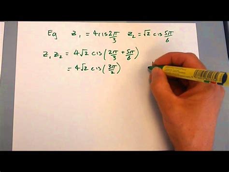 Multiplication And Division In Mod Arg Form Youtube