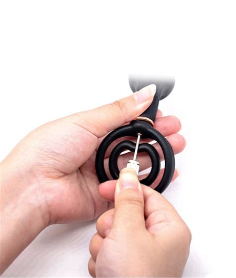 Double Steel Ball Inflatable Anal Plug Buy Sex Toys For Men And Women