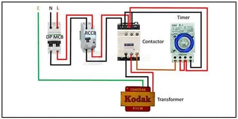 Timer Switch Contactor Connection Artofit