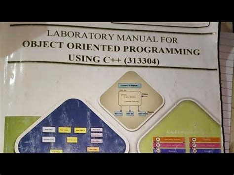 objects oriented programming manual answer k scheme 313304 c++ language #diploma prac 17,21. # ...