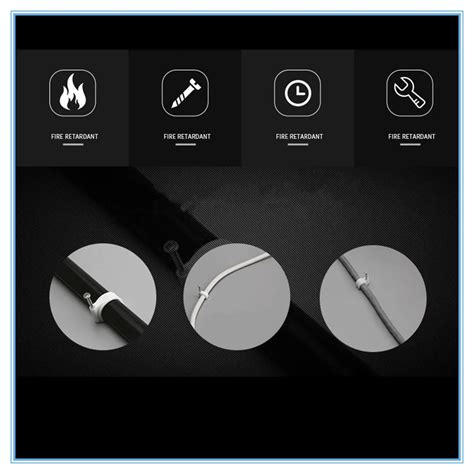 100 шт кабель фиксированный мм 6 мм плоский или круглый фиксатор Кабельные Зажимы с гвоздем