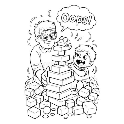 Blocks Coloring Pages Printable 2025