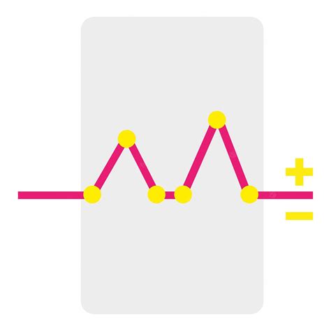 Premium Vector The Red Line Of The Graph Is Plus Or Minus Vector