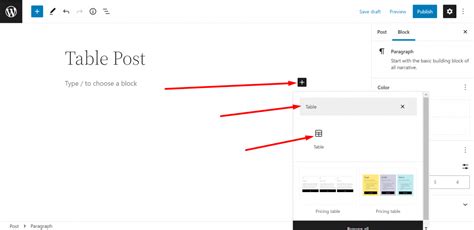 How To Insert A Table In Wordpress Easily Without Using A Plugin