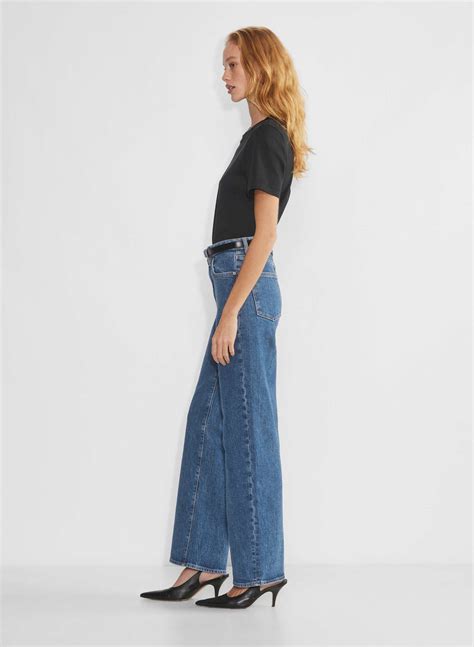 Denim Forum Remy Hi Rise Wide Jean Aritzia Us