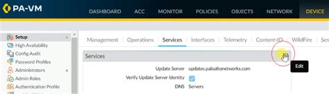 BufferZero 6 Configuración de DNS y NTP en Palo Alto Firewall