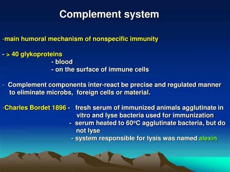 PPT Complement System PowerPoint Presentation Free Download ID