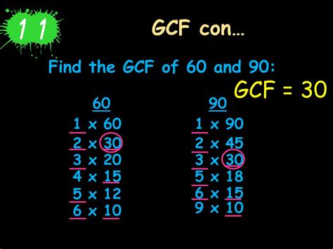 Ppt Divisibility Factors Gcf Multiples Lcm Prime Composite Prime Factorization