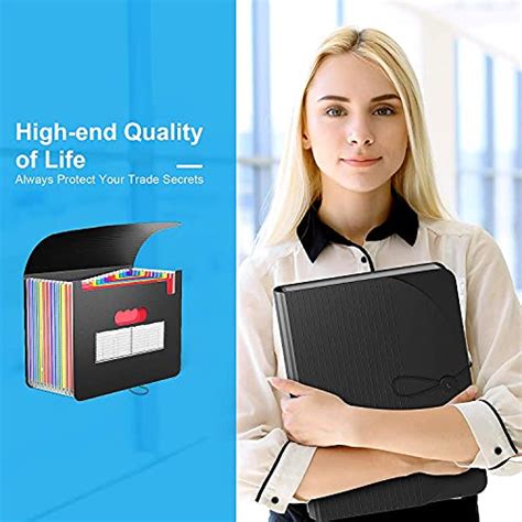 Abc Life Accordian File Organizer 13 Pockets Expanding File Folder