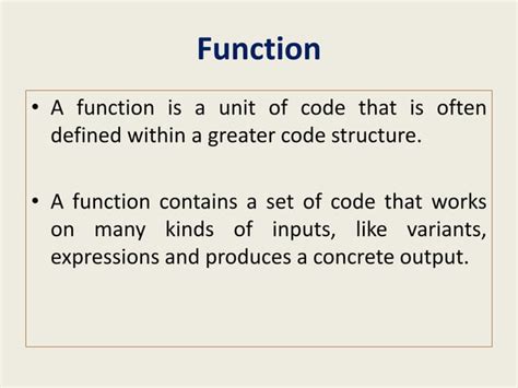 Xii Computer Science Chapter 1 Function Pptx