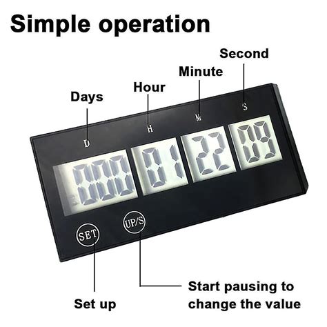 Reusable Countdown Clock For All Of The Big Events In Your Life Up To 999 Day Countdown Timer