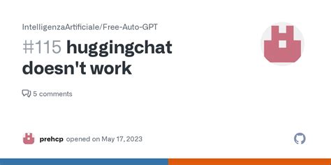Huggingchat Doesnt Work · Issue 115 · Intelligenzaartificialefree Auto Gpt · Github