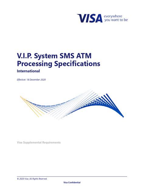 Vip System Sms Atm Processing Specs Intl Pdf Personal Identification Number Visa Inc