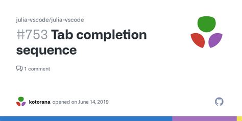Tab Completion Sequence Issue Julia Vscode Julia Vscode GitHub