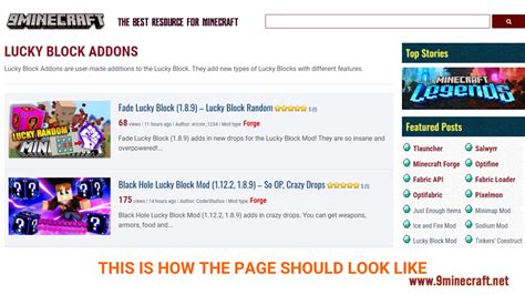 How To Download And Install Lucky Block Addons Mc Mod Net