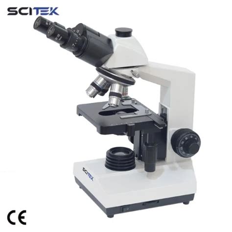 Scitek Biological Microscope Blue Filter Trinocular Biological