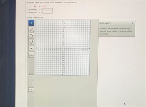 Solved Find The Intercepts Give Exact Answers Do Not Chegg