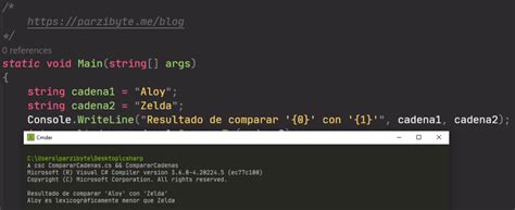 Comparar Cadenas En C Parzibytes Blog