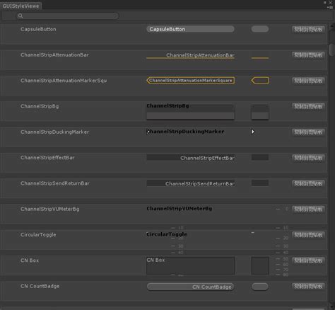 Unityeditor 使用自带的guistyle
