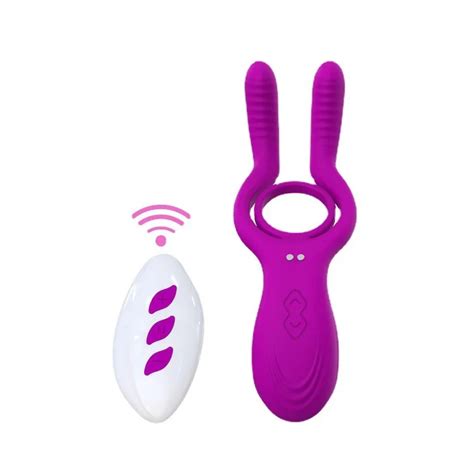 Parallel Bar Lock Ring Couple Resonance Remote Control Wear Massage Clitoris Masturbation Adult