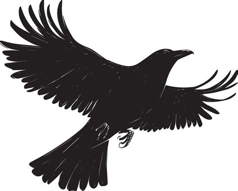 Crow Flying Icon Black Illustration 55752291 Vector Art At Vecteezy