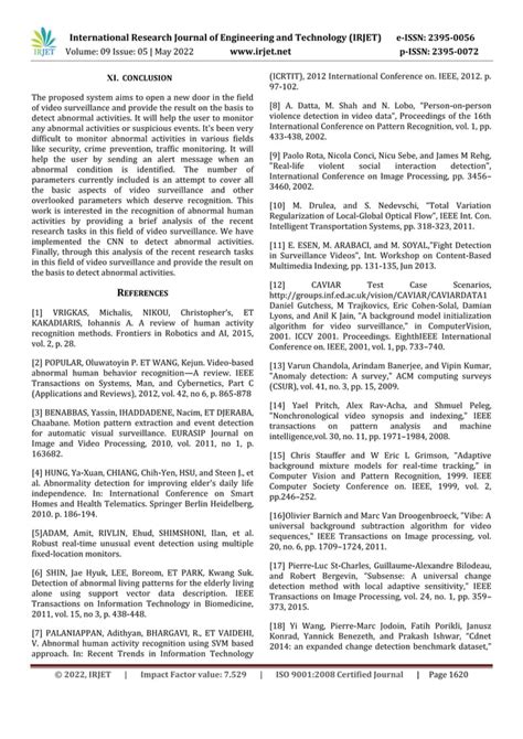 Intelligent Video Surveillance System Using Deep Learning Pdf