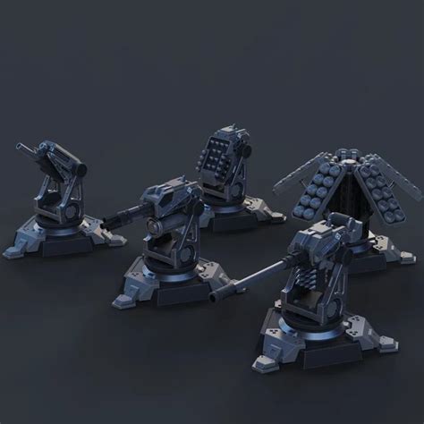 Wardiver Turrets Free High Quality Models