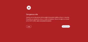 Chrome S Dangerous Site Warning Meaning How To Fix