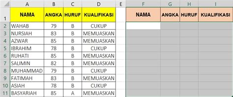 Contoh Membalikkan Data Dengan Rumus Blog Tutorial Microsoft Excel