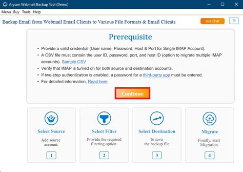 Webmail Backup Tool To Backup Mailboxes From 15 Webmail Clients