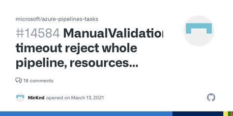 Manualvalidation Timeout Reject Whole Pipeline Resources Approvals Timeouts Dont · Issue