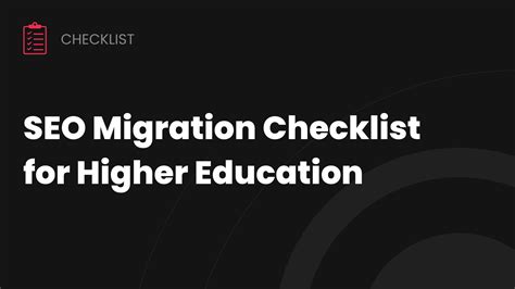 Seo Migration Checklist For Higher Education Manaferra