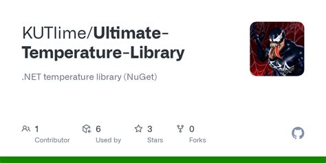 GitHub KUTlime Ultimate Temperature Library NET Temperature Library NuGet