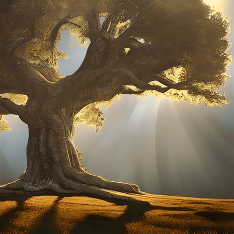 Backlit Tree Of Life Epic Composition Creative Fabrica