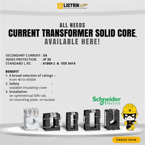 Pt Mediantara General Sistemindo Current Transformer Solid Core Schneider Electric