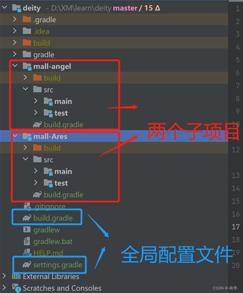 使用gradle761 Springboot302 Java17创建微服务项目（学习）springboot构建微服务父工程