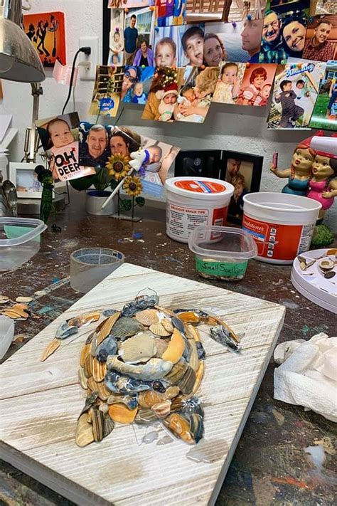 The Fidgety Grasshopper Working On An Obx Seashell Sea Turtle Today 🐢🐢🐢🐢 Facebook