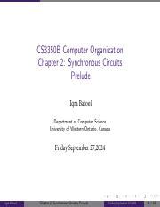Understanding Synchronous Circuits In Computer Organization Course Hero