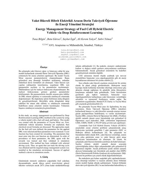 Pdf Energy Management Strategy Of Fuel Cell Hybrid Electric Vehicle