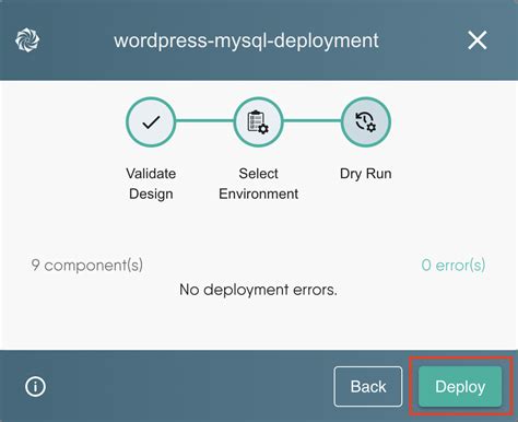 deploying wordpress and mysql with persistent volumes with meshery