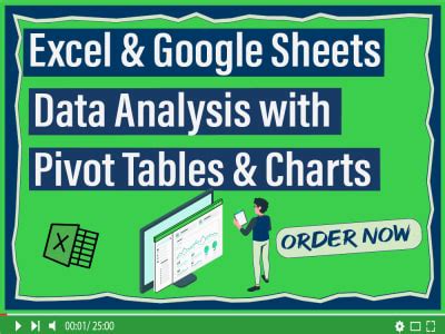 Excel Or Google Sheets Data Analysis With Pivot Tables And Charts Upwork