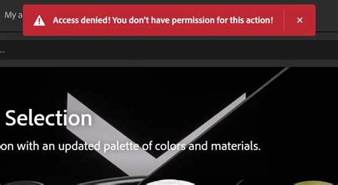 Solved Access Denied You Dont Have Permission For The A Adobe