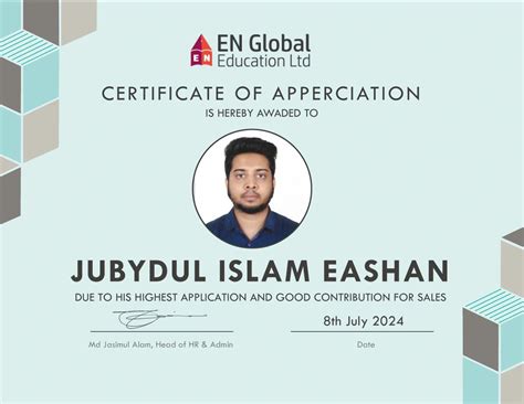 Jubydul Eashan On Linkedin Employeeofthemonth Recognition
